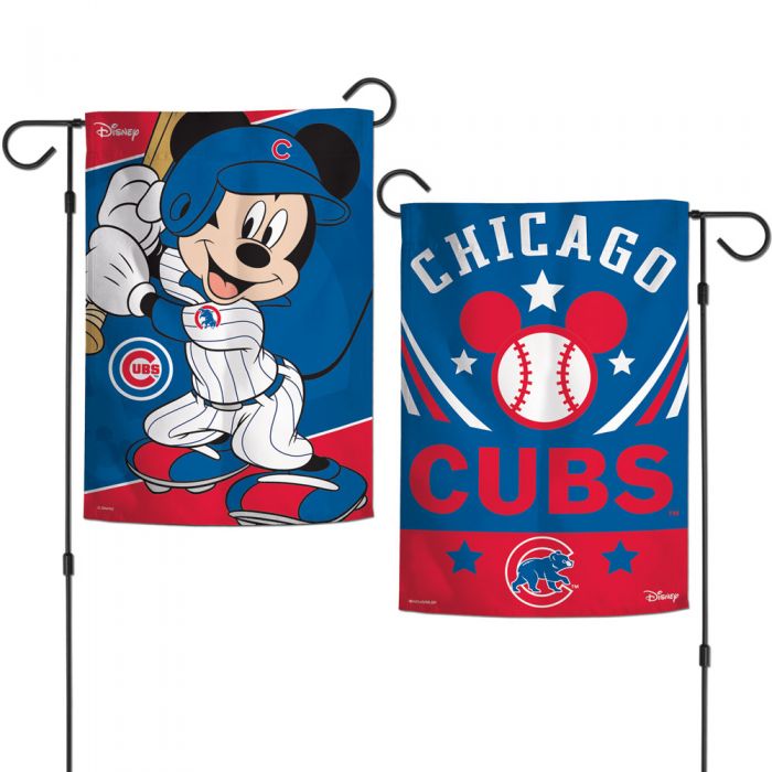 Chicago Cubs Disney Mickey Mouse Garden Flag – Cubs Den Team Store